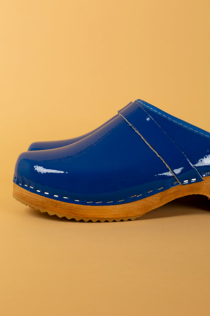 Patent Leather - Royal Blue – Les sabots de Marie
